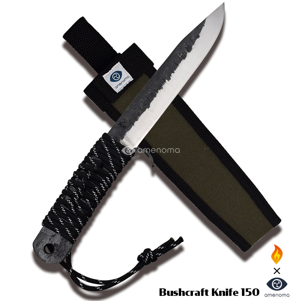 amenoma Bushcraft knife 150 full tang bushcraft batoning – amenomaオンラインショップ
